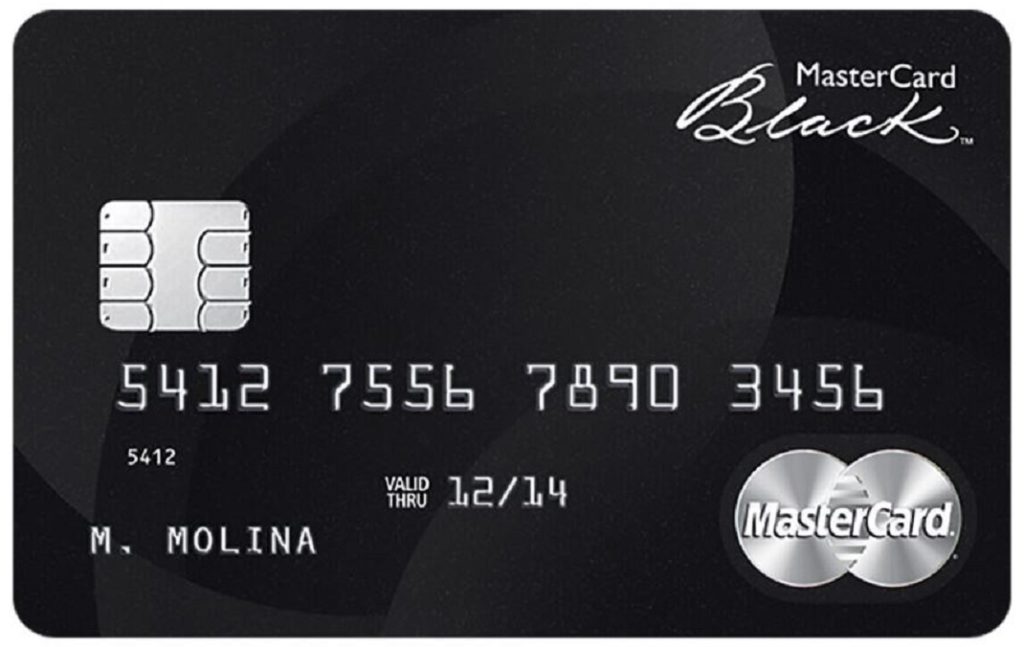 Tarjeta Mastercard Black - clicnoroeste.com